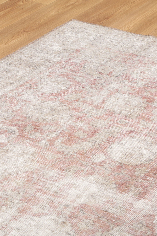 Home Culture Carmella Blush Machine Washable Rug - FLOOR DEKOR