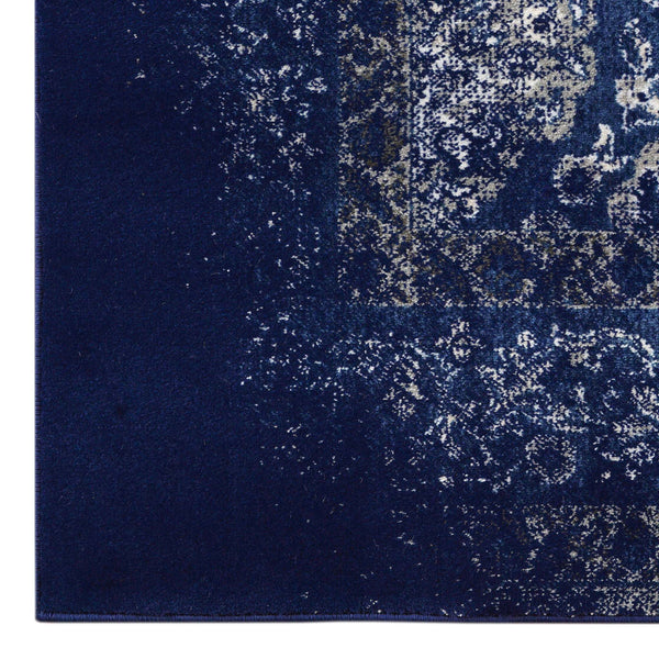 Sahara 100 Navy Hallway Runner - FLOOR DEKOR