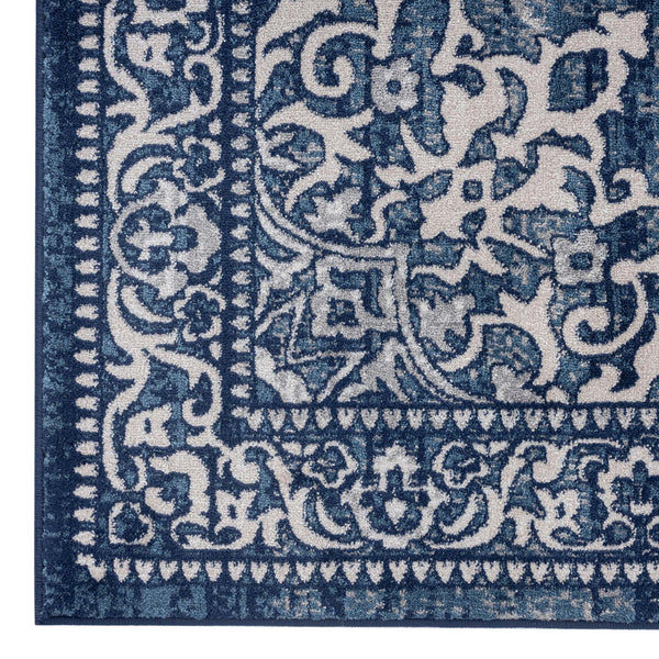 Sahara 892 Navy Hallway Runner - FLOOR DEKOR